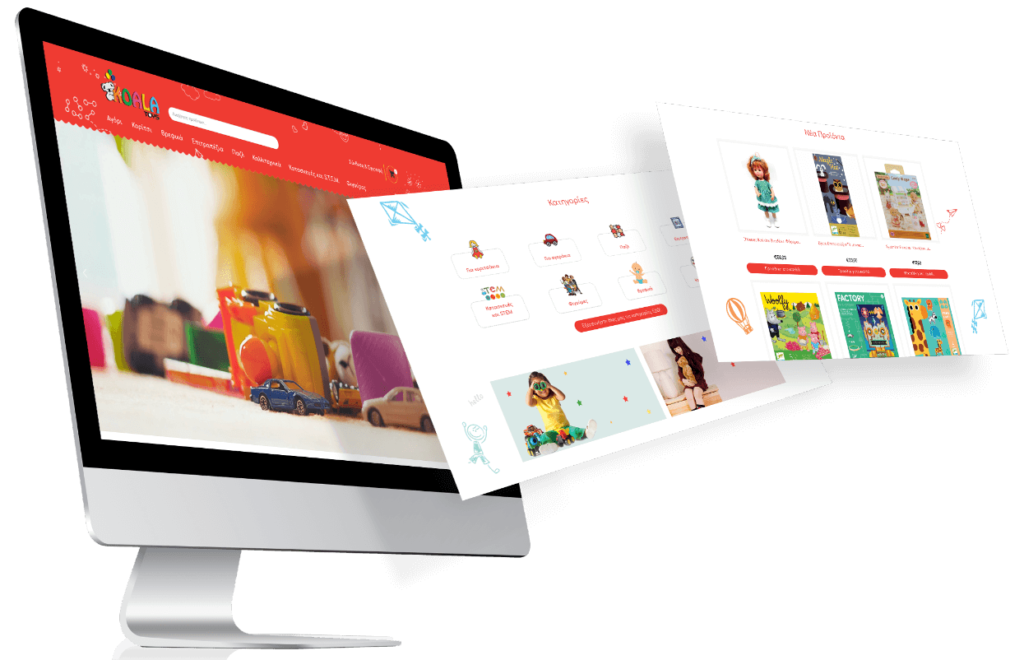 Eshop development for a toy store